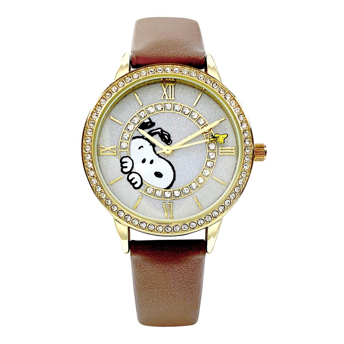 Peanuts Special Edition Snoopy Glitter Dial Watch - 23377776 | HSN