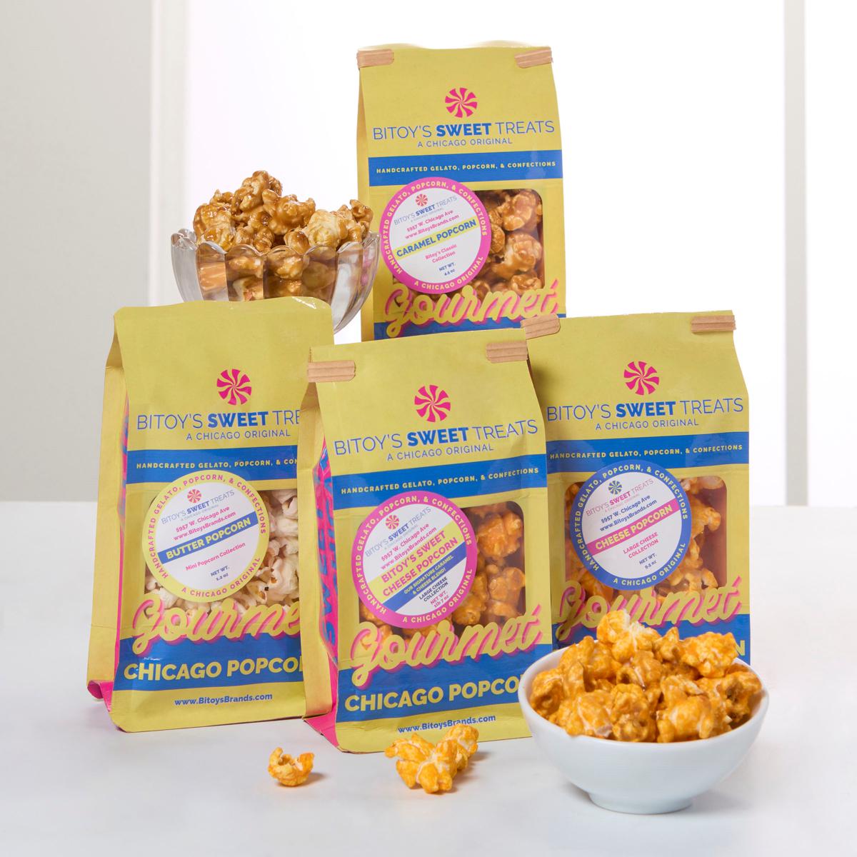 Bitoy's Sweet Treats 4-pack Variety Mini Popcorn Sampler Auto-Ship ...
