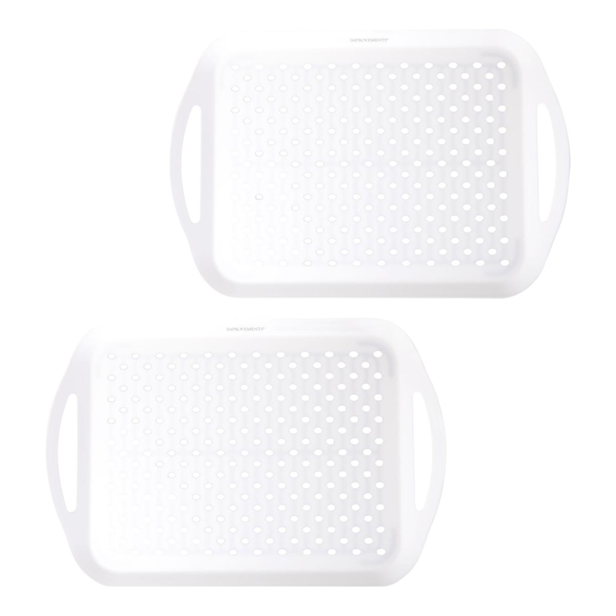 Improvements 2-pack Nonslip Serving Trays - 23416878 | HSN