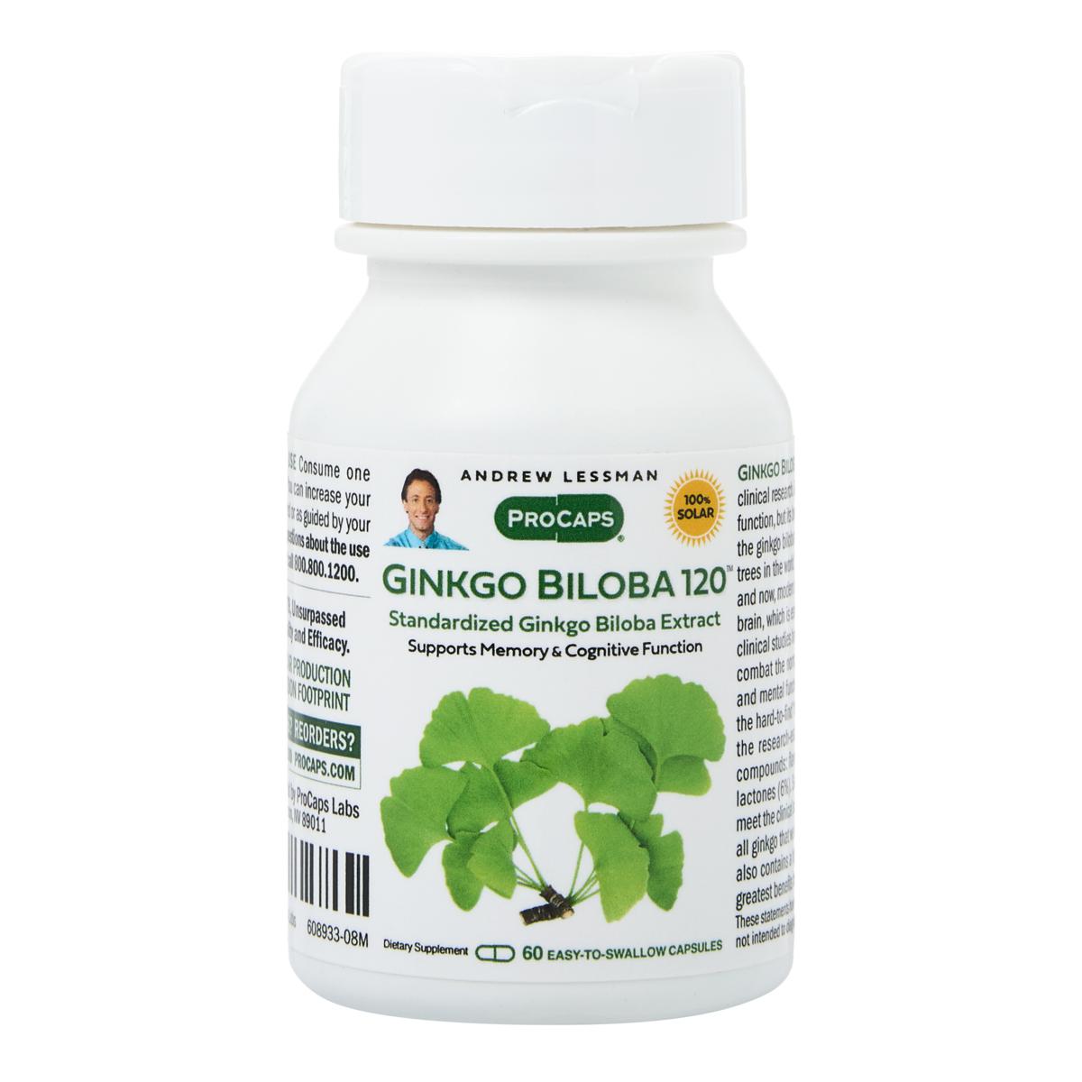 Andrew Lessman Ginkgo Biloba 120 - 60 Capsules | HSN