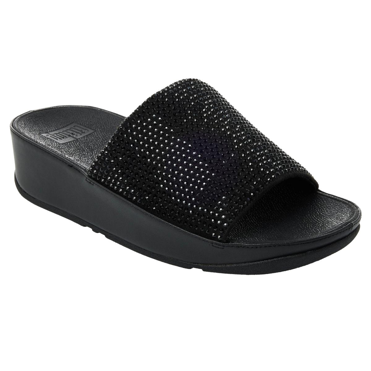 FitFlop Ginny Glitz Pool Slide Sandal - 23478087 | HSN