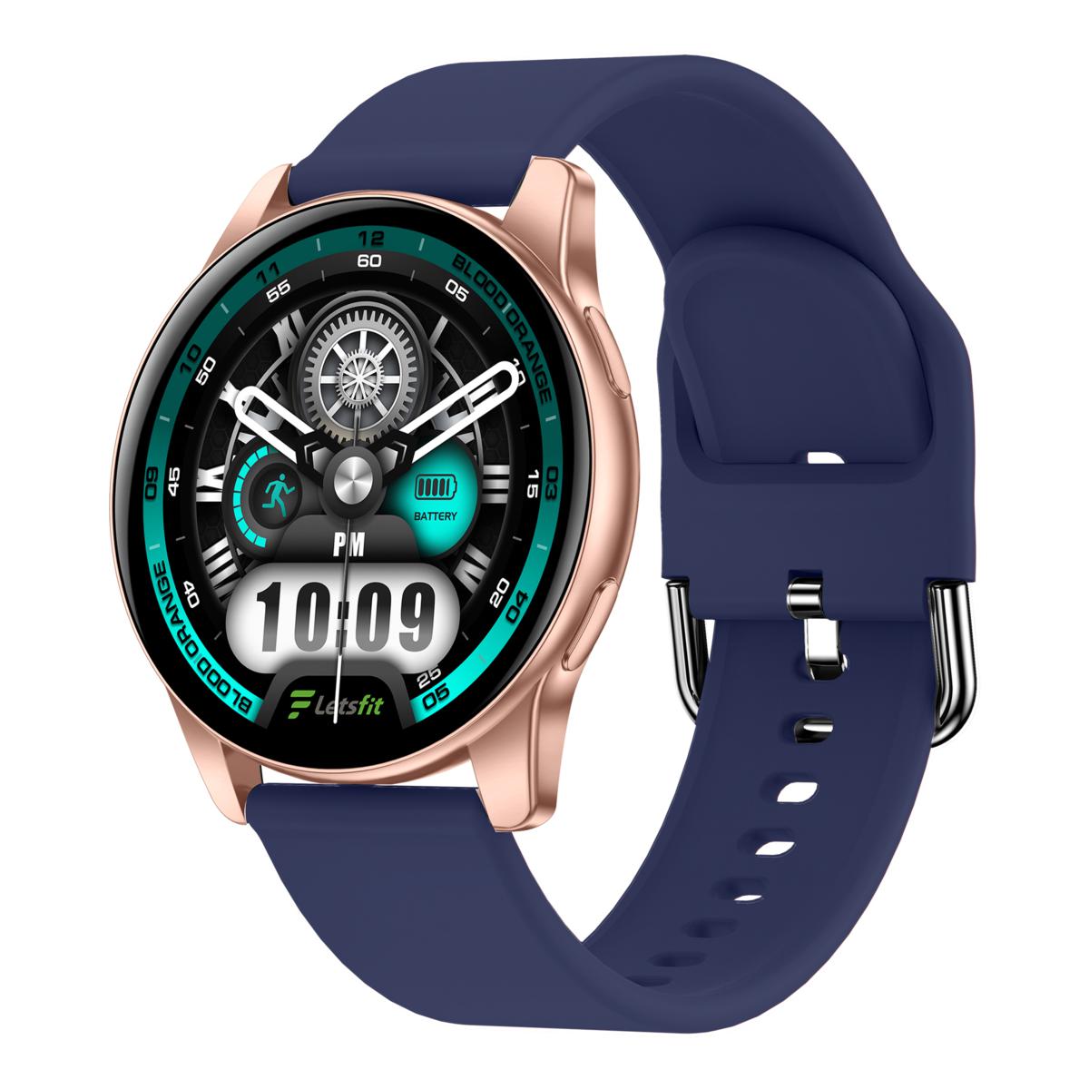 Letsfit E42 Rose Gold Bluetooth Smartwatch | HSN