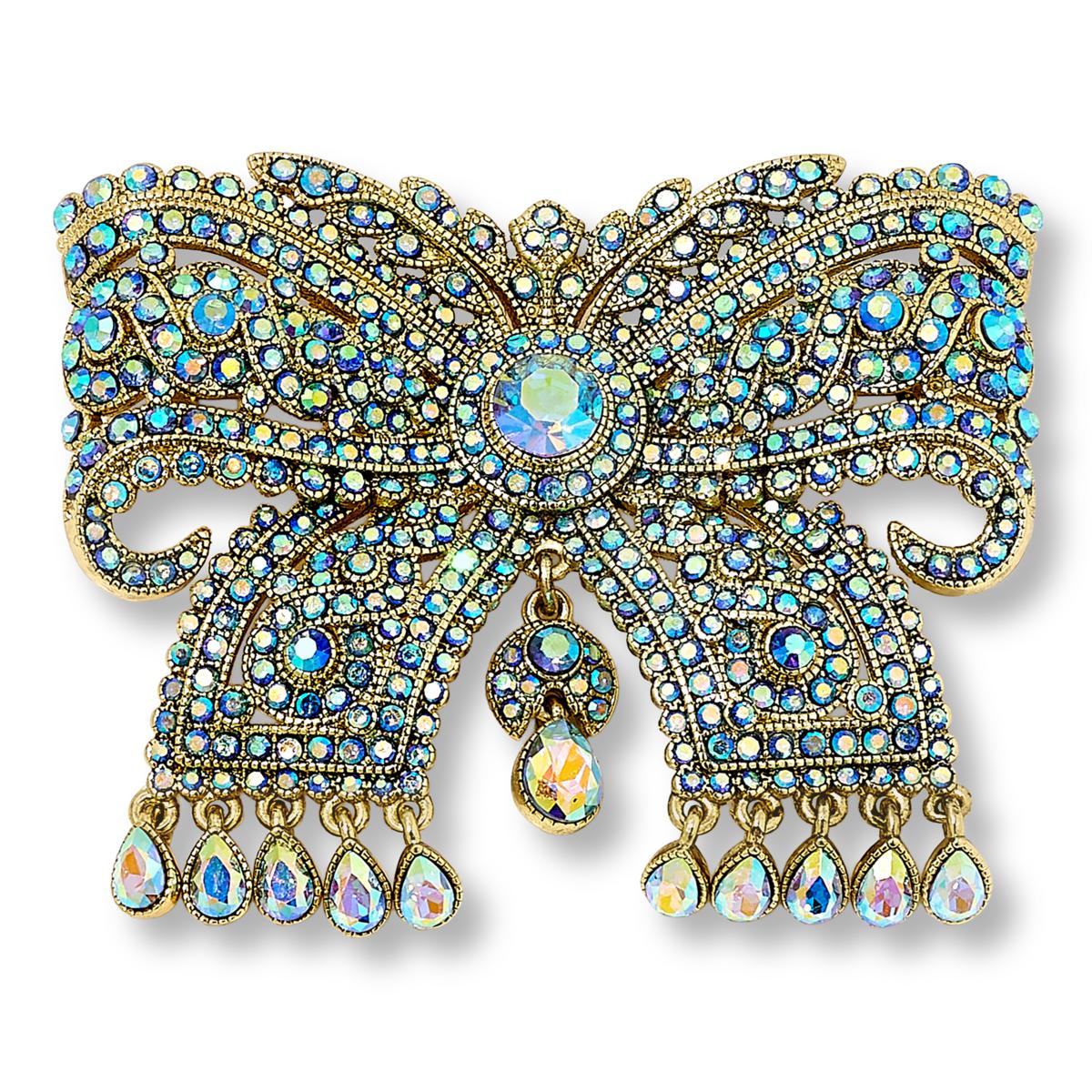 Heidi Daus Femme Fabulous Bow-Design Crystal Pin - 23571049 | HSN