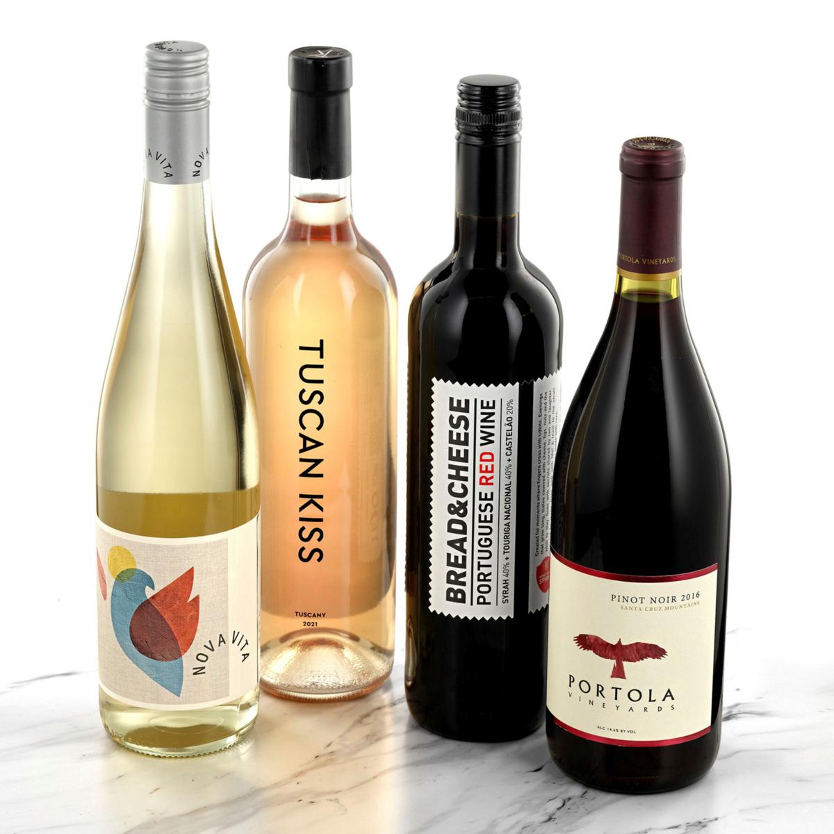 Studio Beverage Group 4ct Rose, Pinot Gris, Pinot Noir & Red Blend | HSN