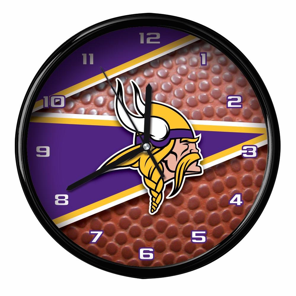 Officially Licensed Minnesota Vikings Team Football Clock - 9127398 | HSN