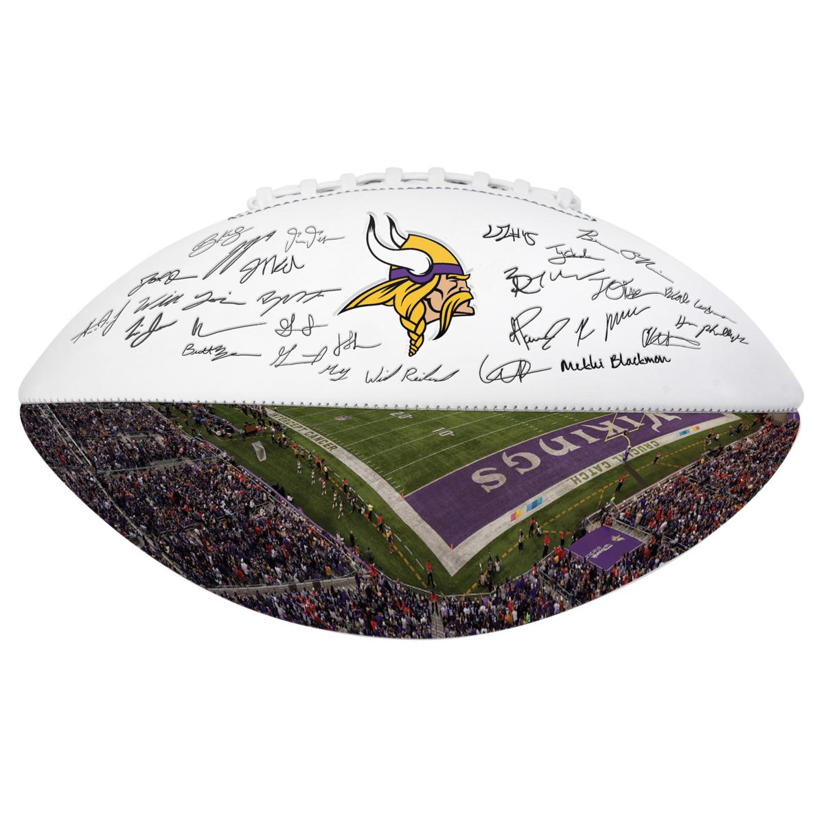 Officially Licensed NFL 2025 Autograph Football by Logo Brands ...