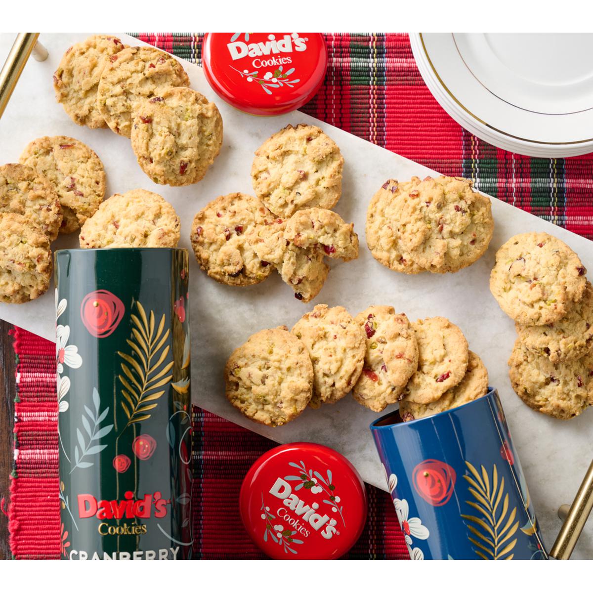 David's Cookies 44ct Cranberry Pistachio Cookies - Ships 12/1 | HSN