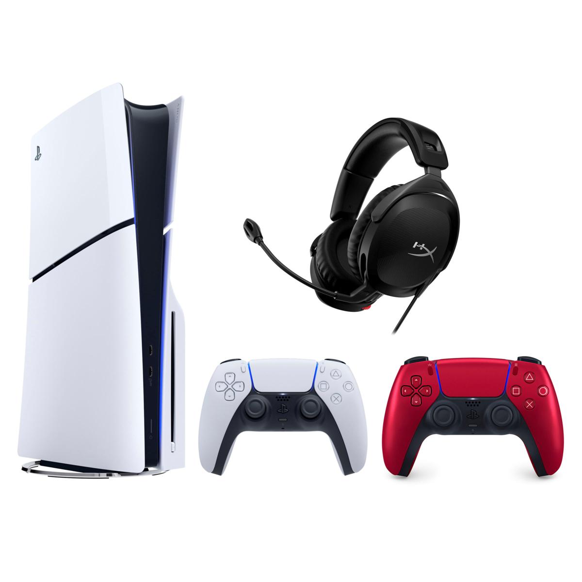 PS5 Disc Console with Extra Controller, HyperX Headset and Voucher | HSN
