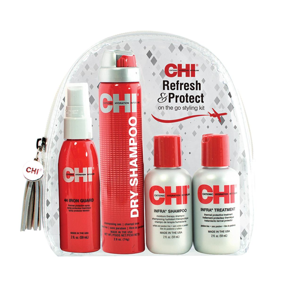 CHI On the Go Styling Kit Refresh and Protect | HSN