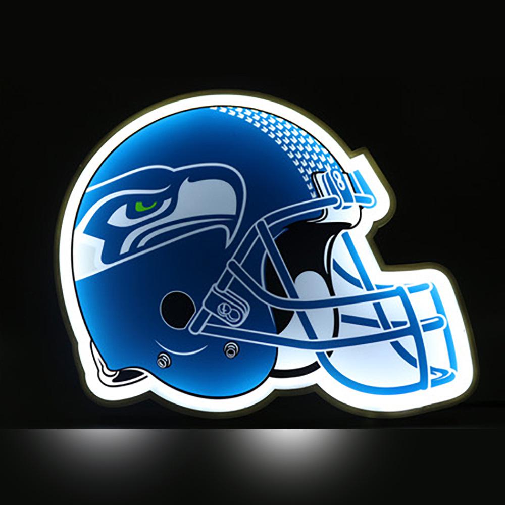 Officially Licensed NFL LED Helmet Lamp - Seahawks - 9349154 | HSN