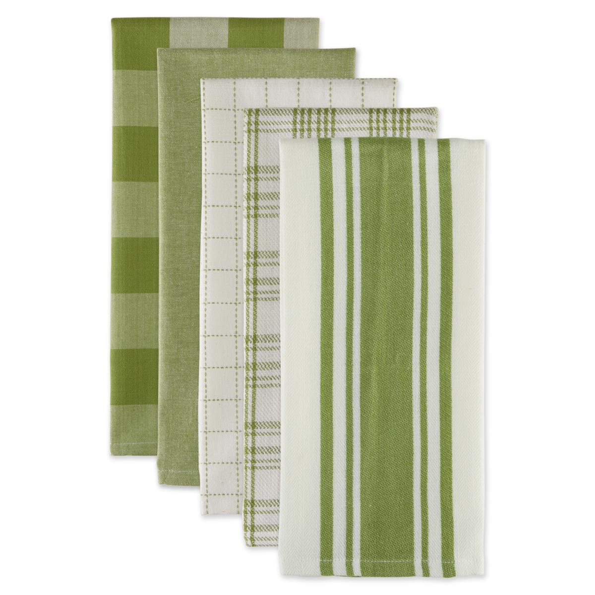 Design Imports Assorted Everyday Kitchen Towels 5-pack - 9910894 | HSN