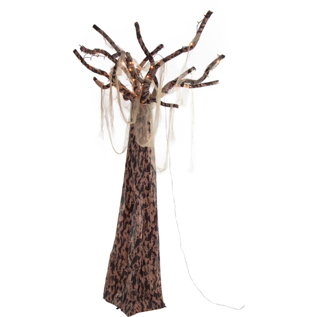 8.5-Ft. Orgone the Ghost Tree Prelit Indoor or Covered Outdoor ...