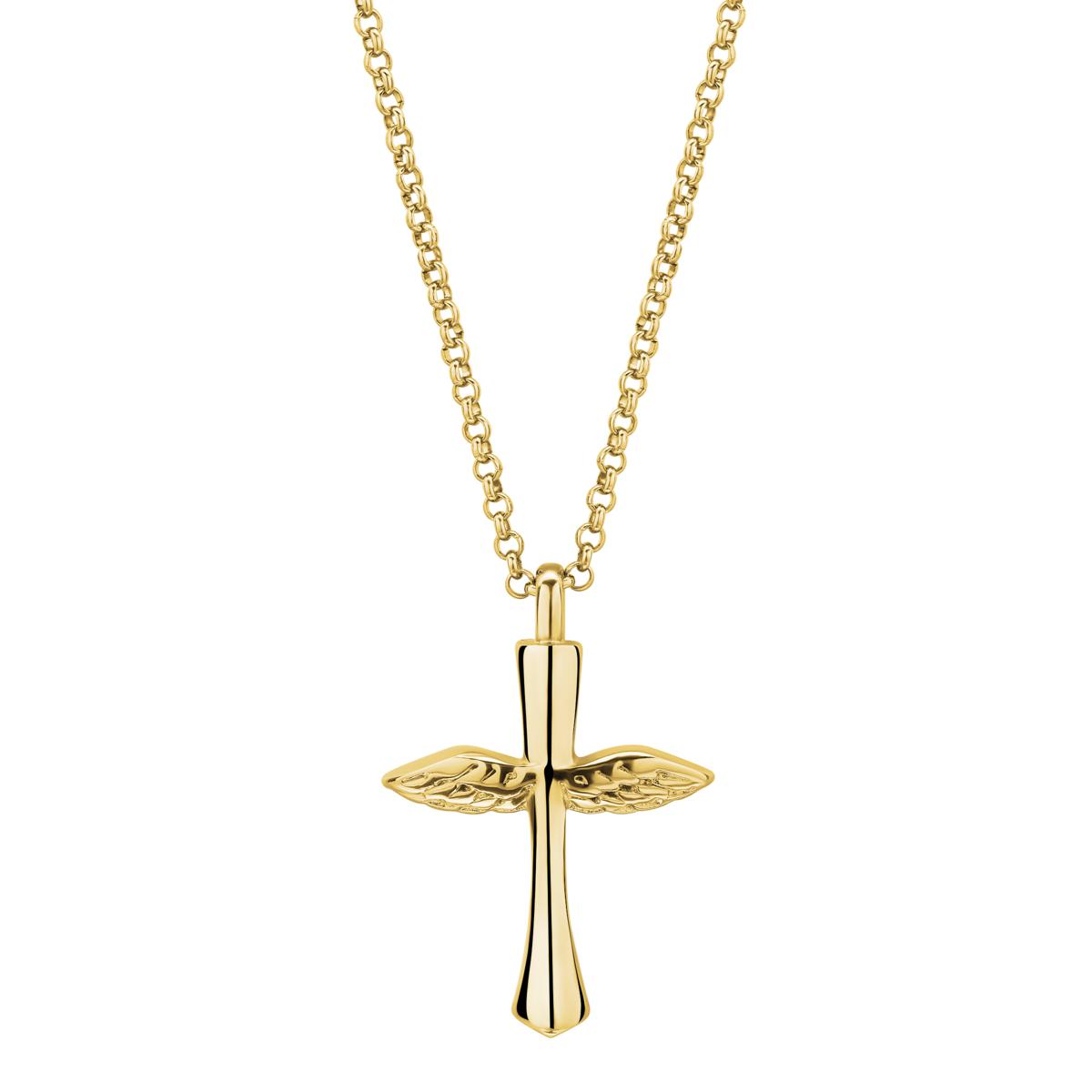 Angel Wing Cross Pendant Necklace | HSN