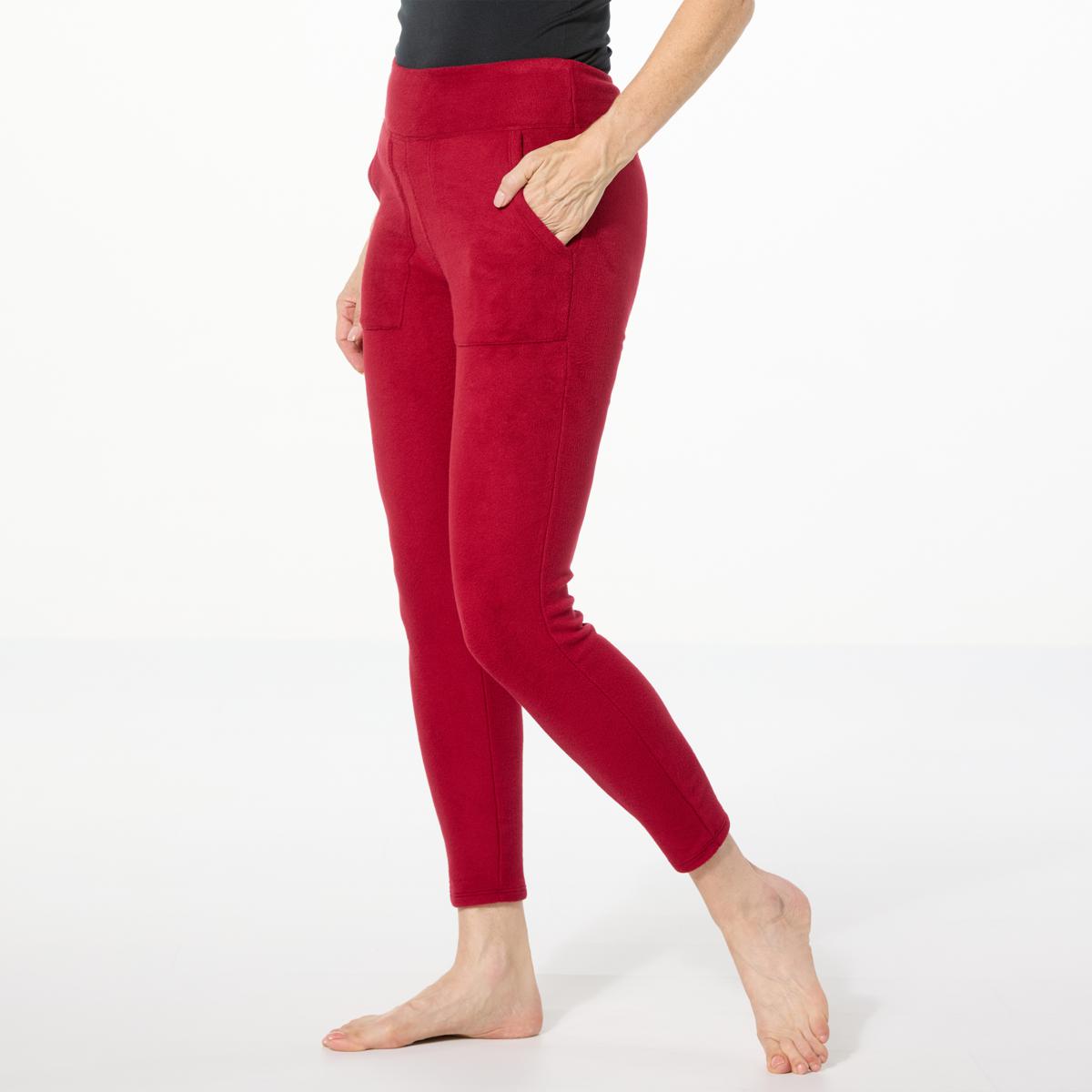 "As Is" Comfort Code Pull-On Stretch Fleece Legging - 23277188 | HSN
