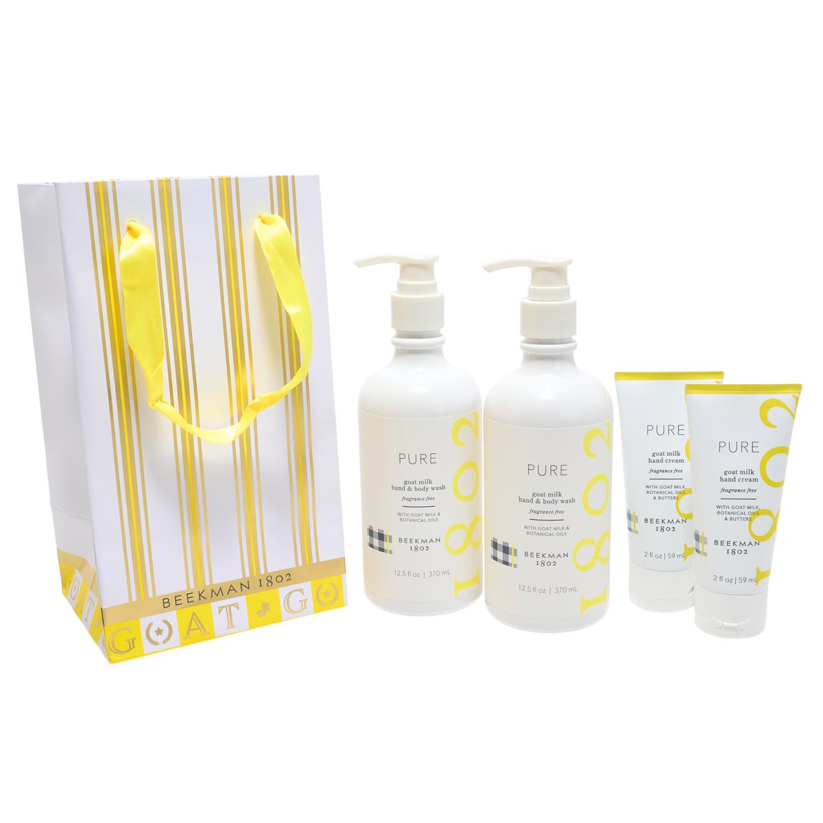 Beekman 1802 G.O.A.T. 4-Piece Hand Care Gift Set - Pure Goat Milk | HSN