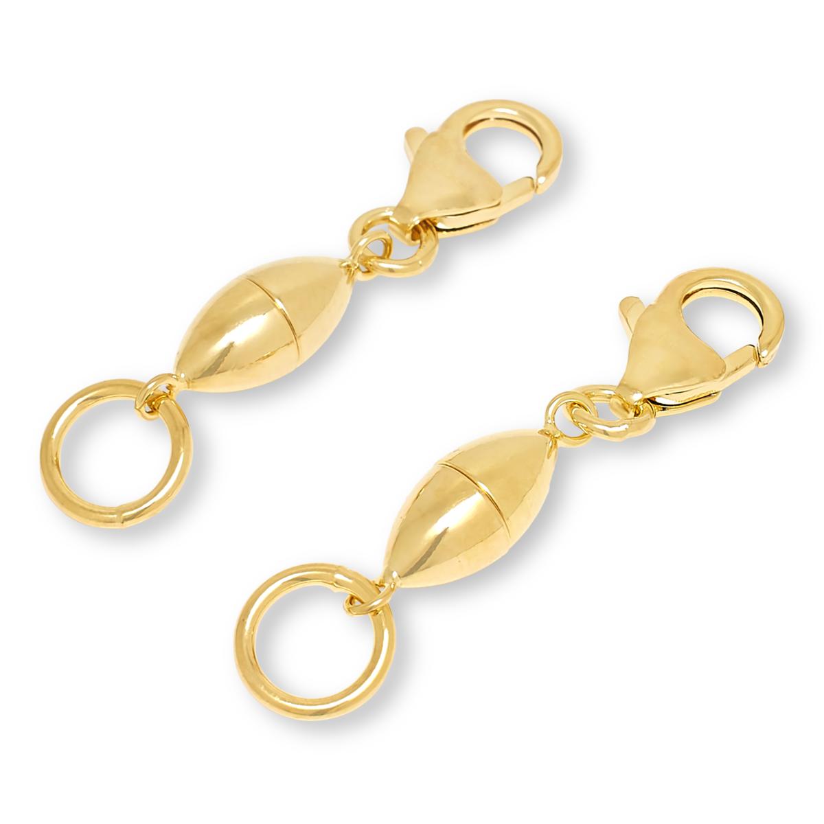 Bellezza Bronze 2 pack Magnetic Clasp Set with Lobster Claws 23324223 HSN
