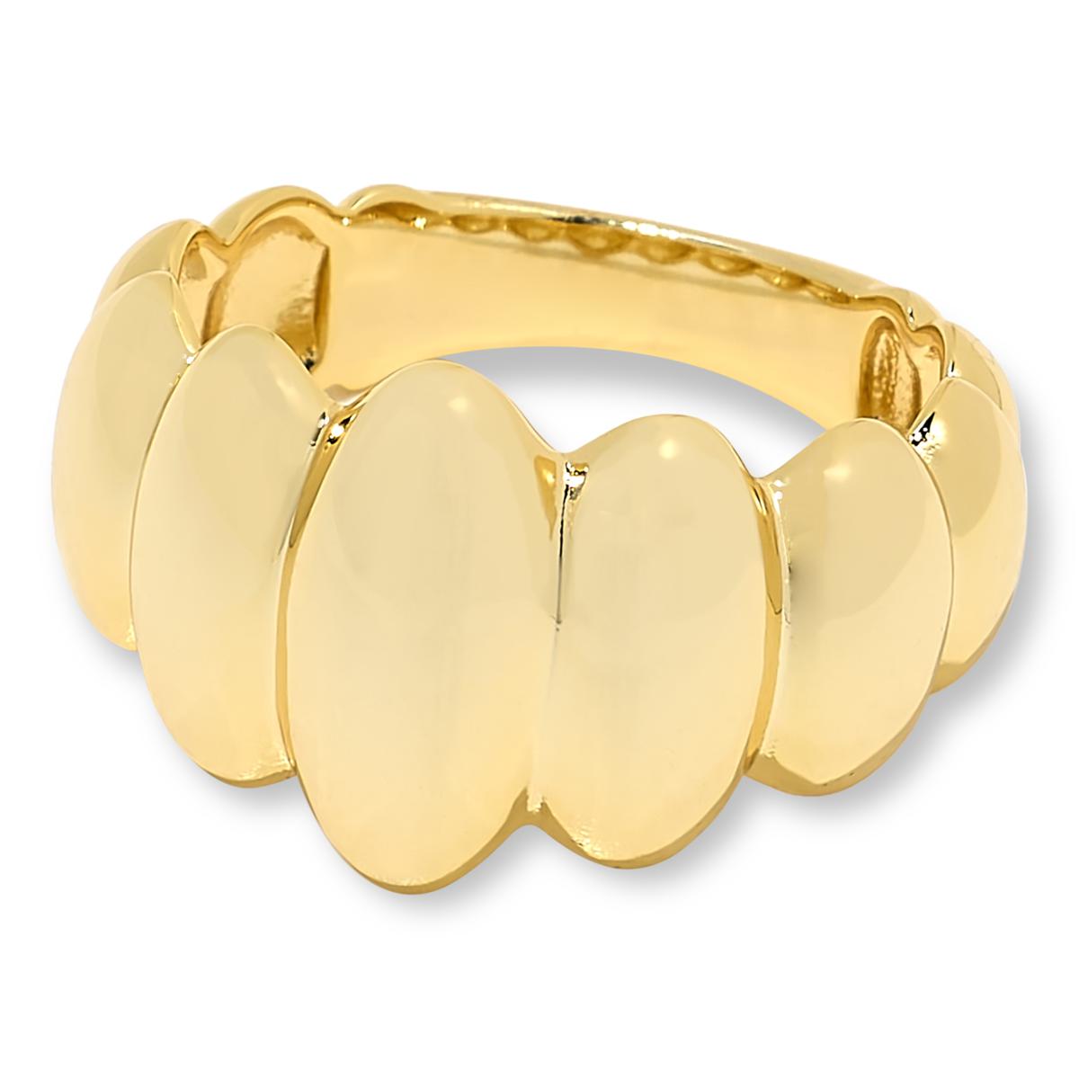 Bellezza Bronze Graduated Overlapping Band Ring - 23424392 | HSN