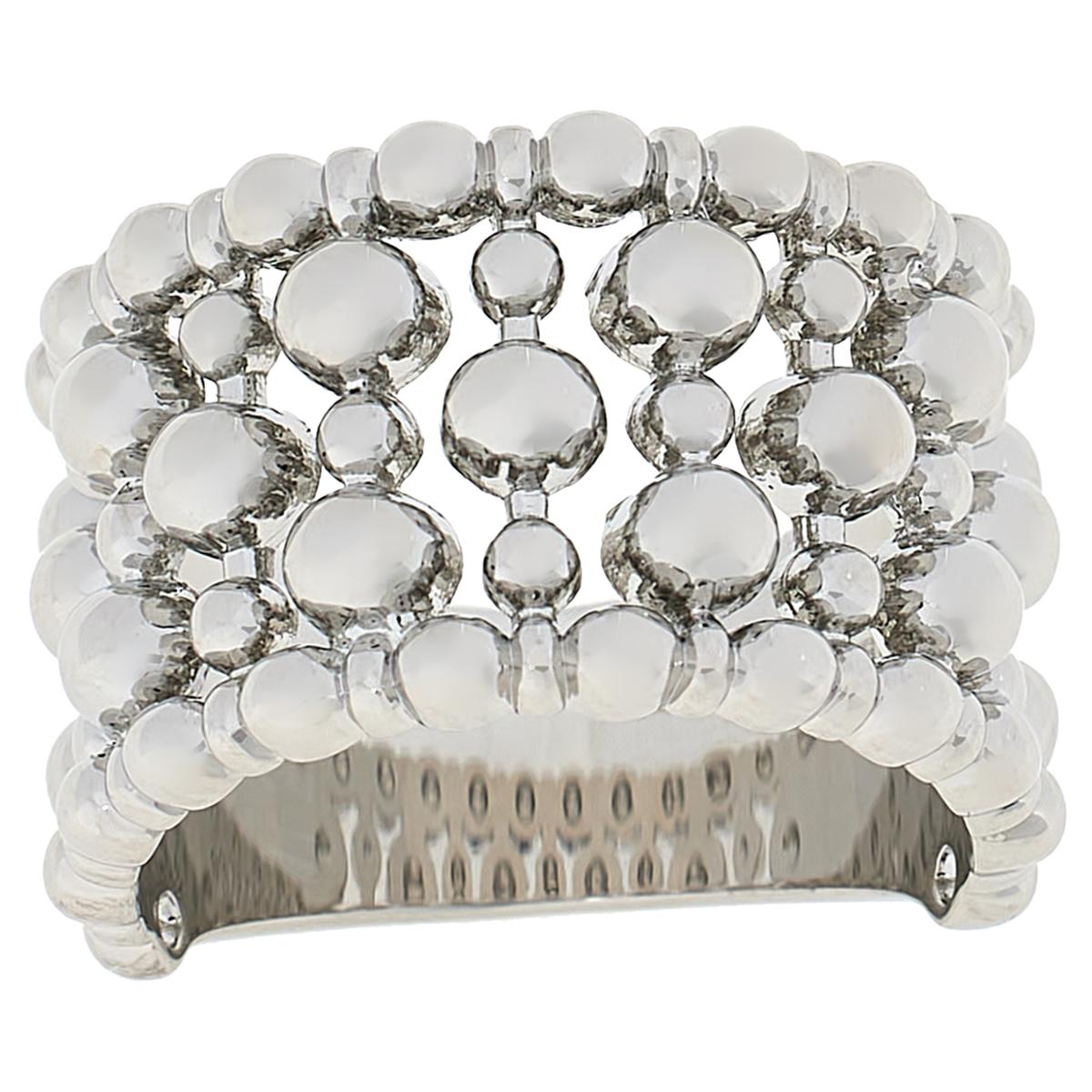 Bellezza Bronze Polished Beaded Multi-Row Ring - 21364837 | HSN