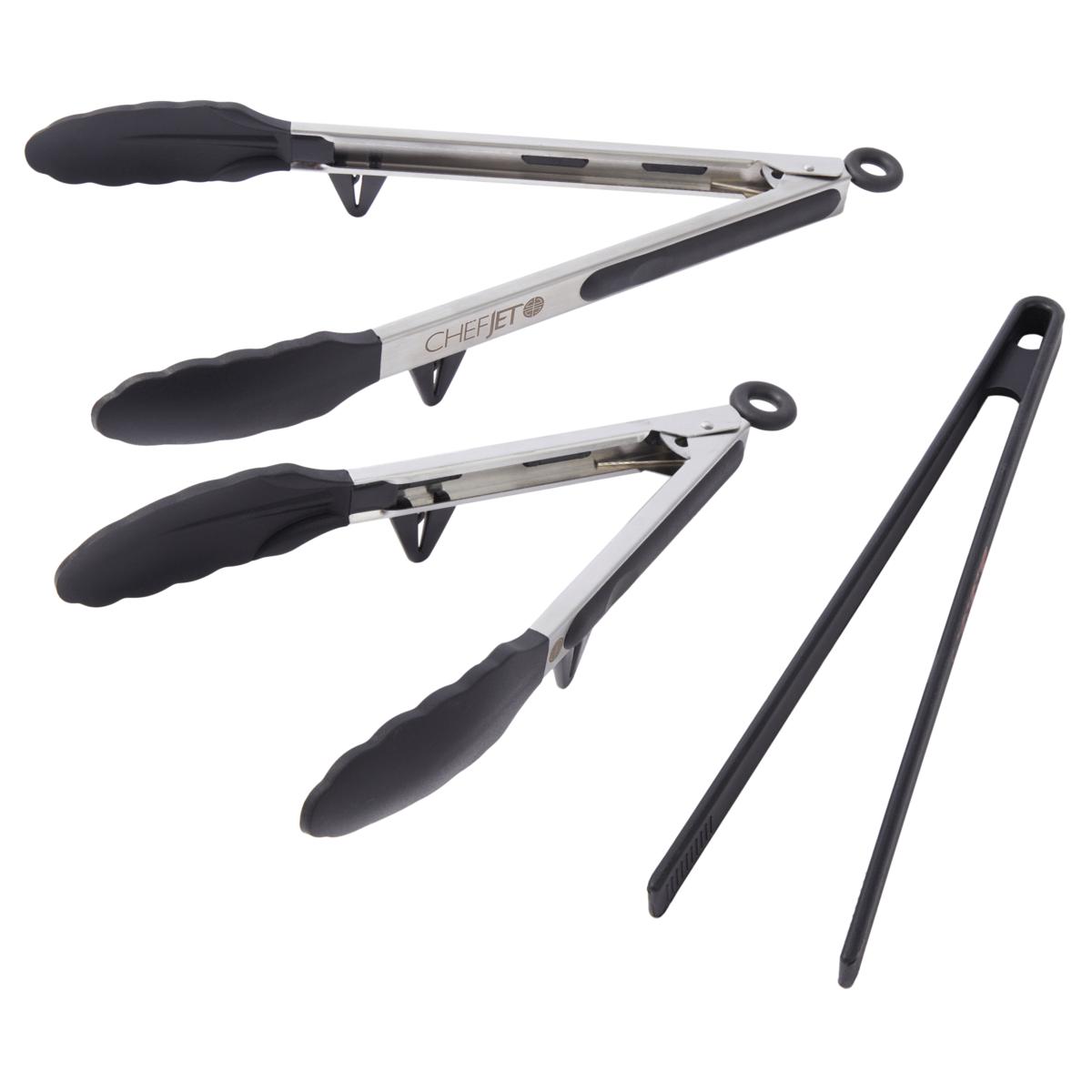 Chef Jet Tila 3-piece Ultimate Tong and Tweezer Set | HSN