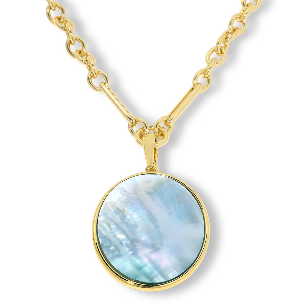 Connie Craig Carroll Jewelry Lilly Shell Doublet Pendant with Necklace ...