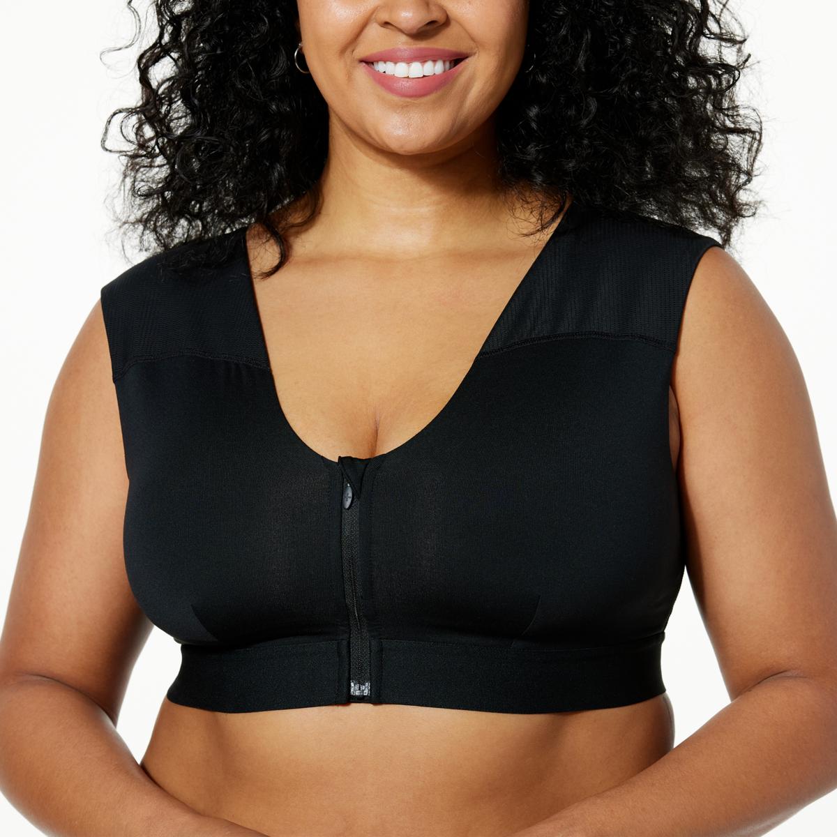 Copper Life by Tommie Copper Shoulder Support Bra with Zipper - 21653732 | HSN