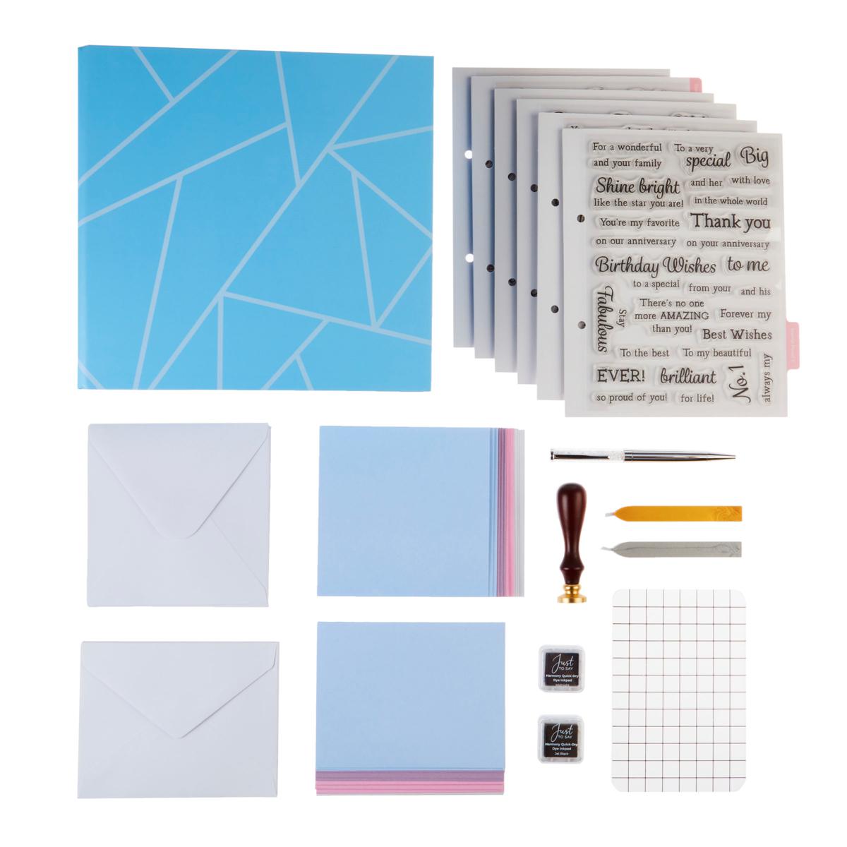 Crafter's Companion Sentiment Stamp Kit - 10092427 | HSN