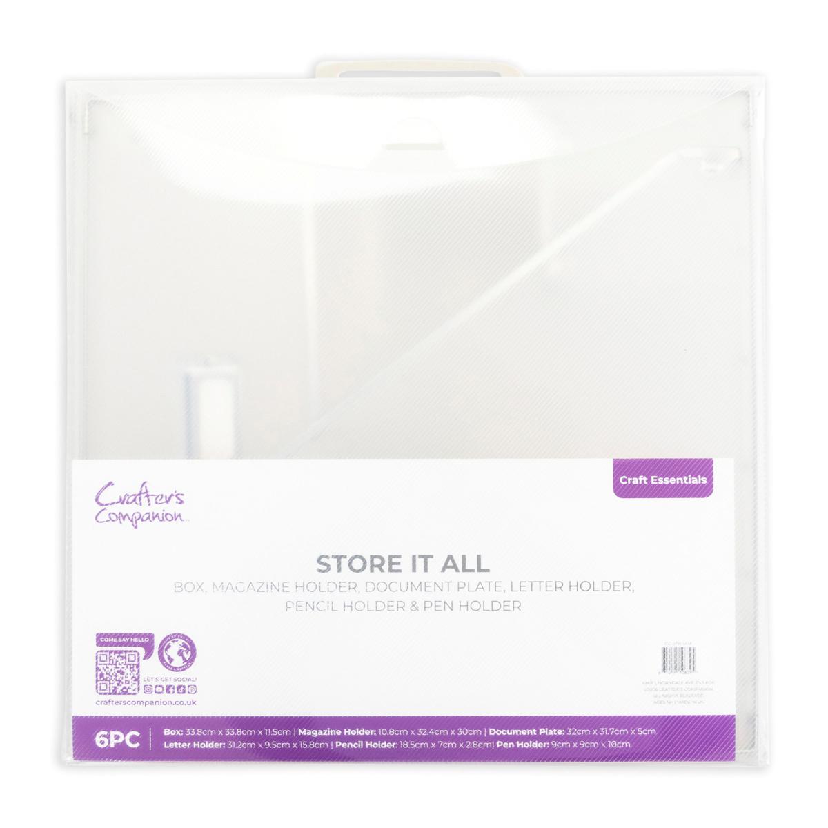 Crafter's Companion Store It All 6-piece Organizational Set | HSN