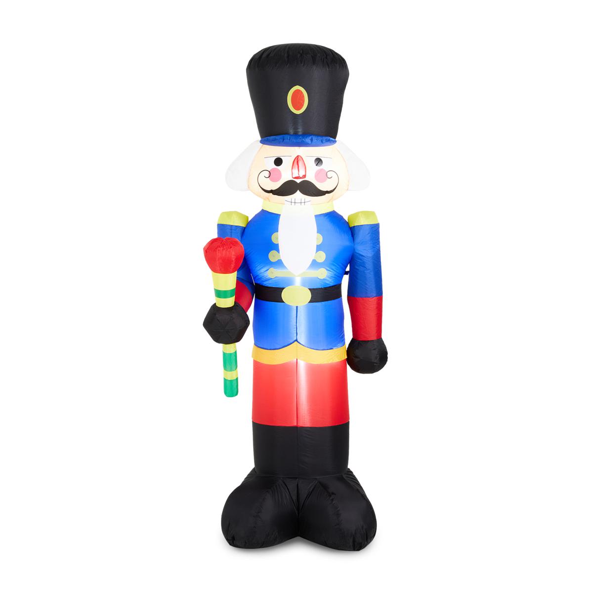 Glitzhome 8' Lighted Inflatable Soldier Décor - 20610224 | HSN
