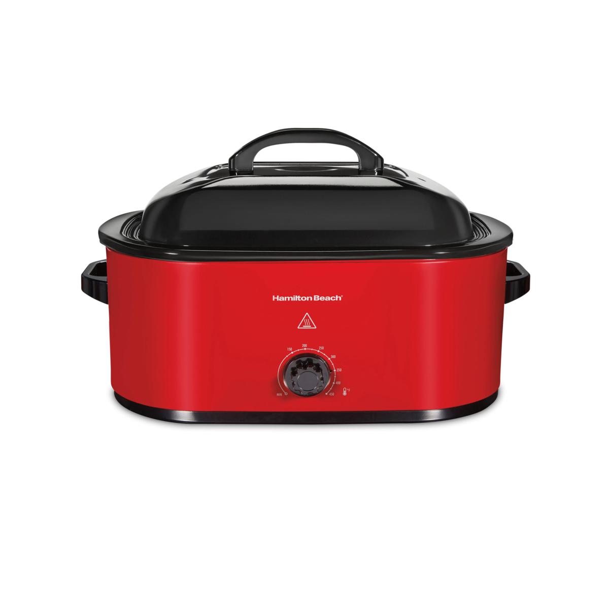 Hamilton Beach Electric Roaster Oven Red 22 Quarts - 22501621 | HSN
