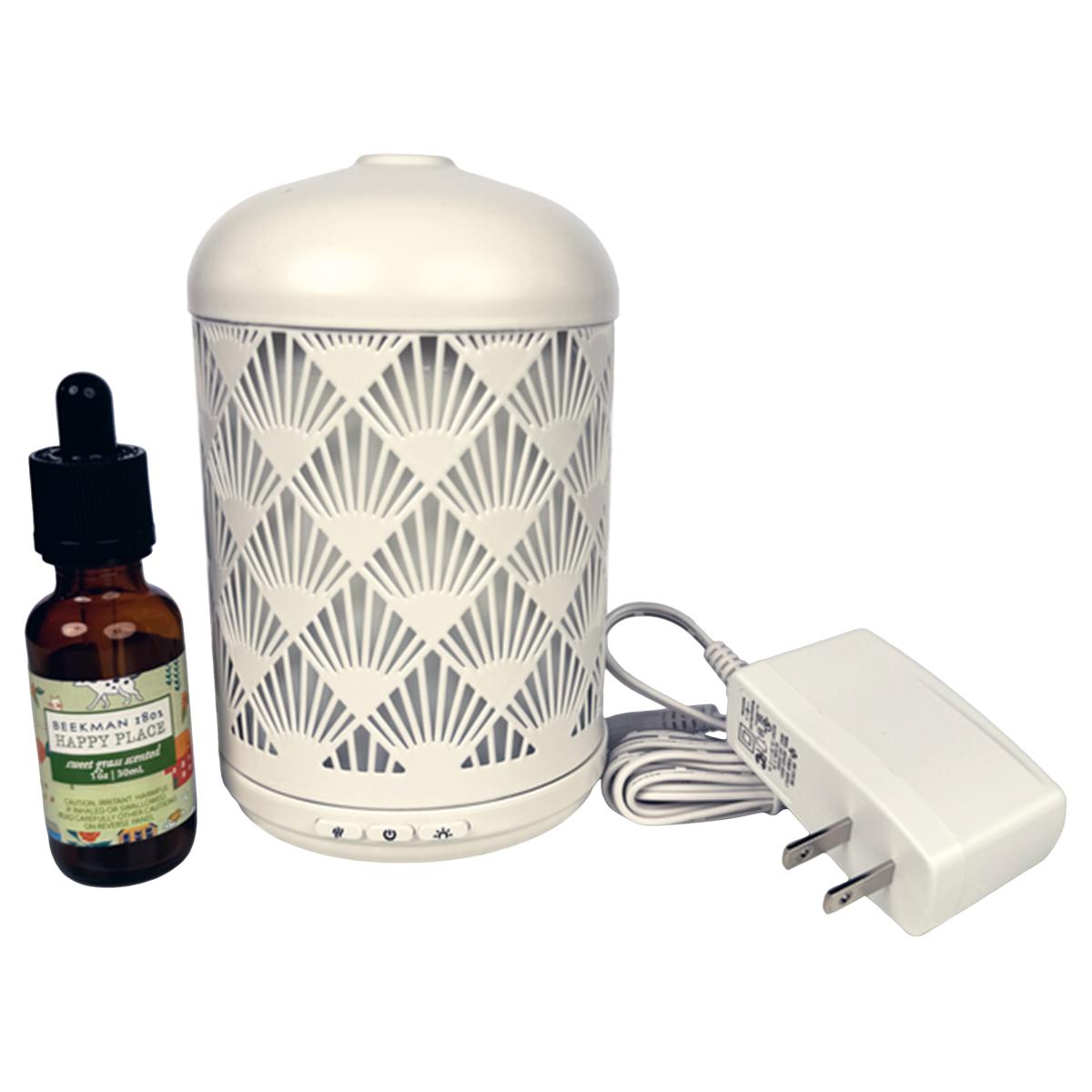 Happy Place Ultrasonic Home Diffuser and 1 oz. Essential Oil Set | HSN