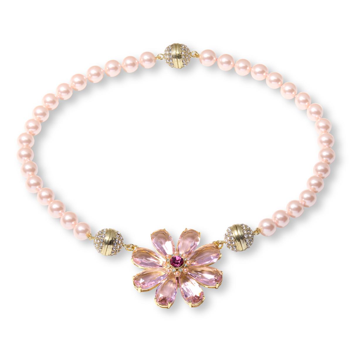 Heidi Daus La Dolce Vita Flower Pendant with Convertible Necklace ...