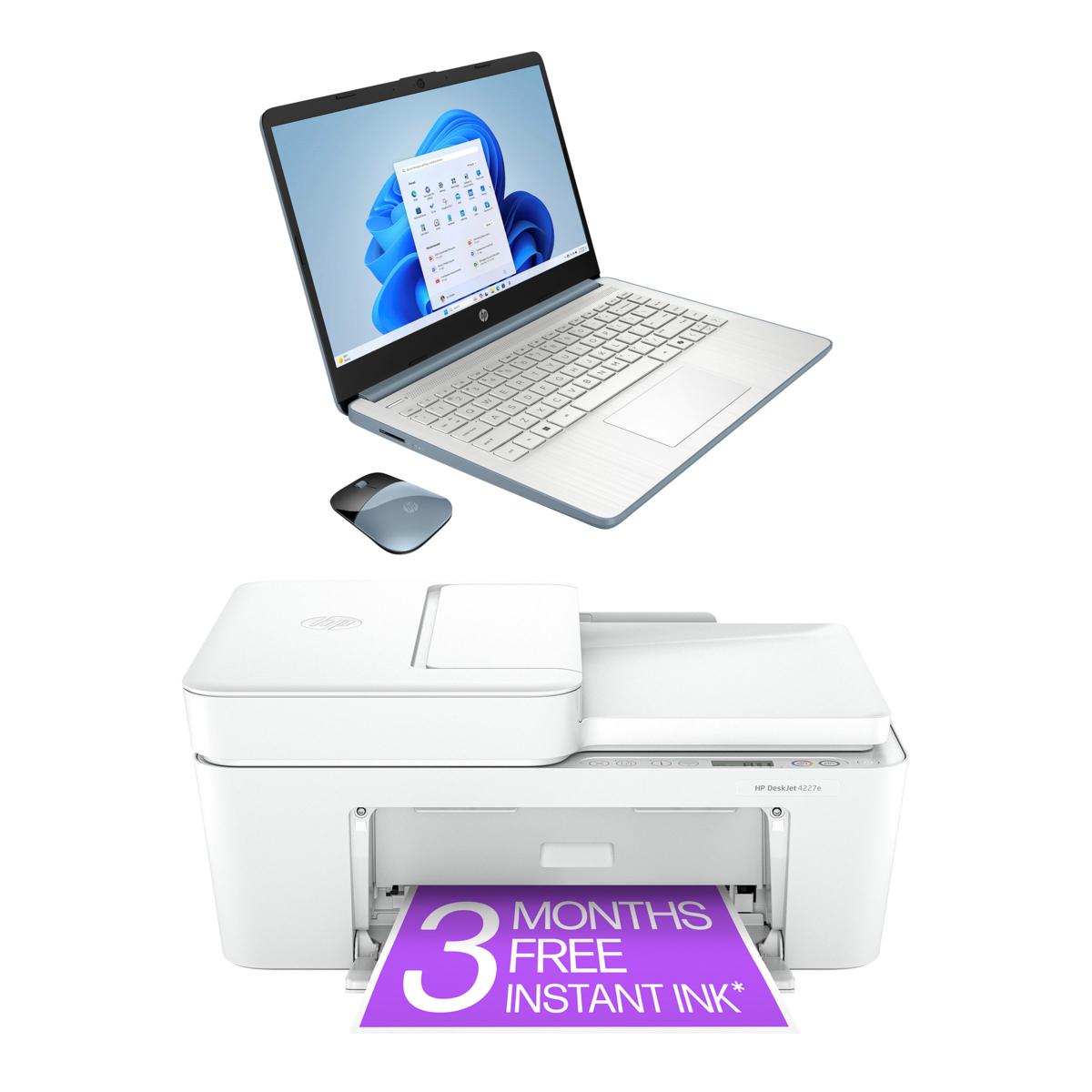 HP 14" Touch Laptop 4GB RAM 128GB Storage w/HP Printer & Office 365 | HSN