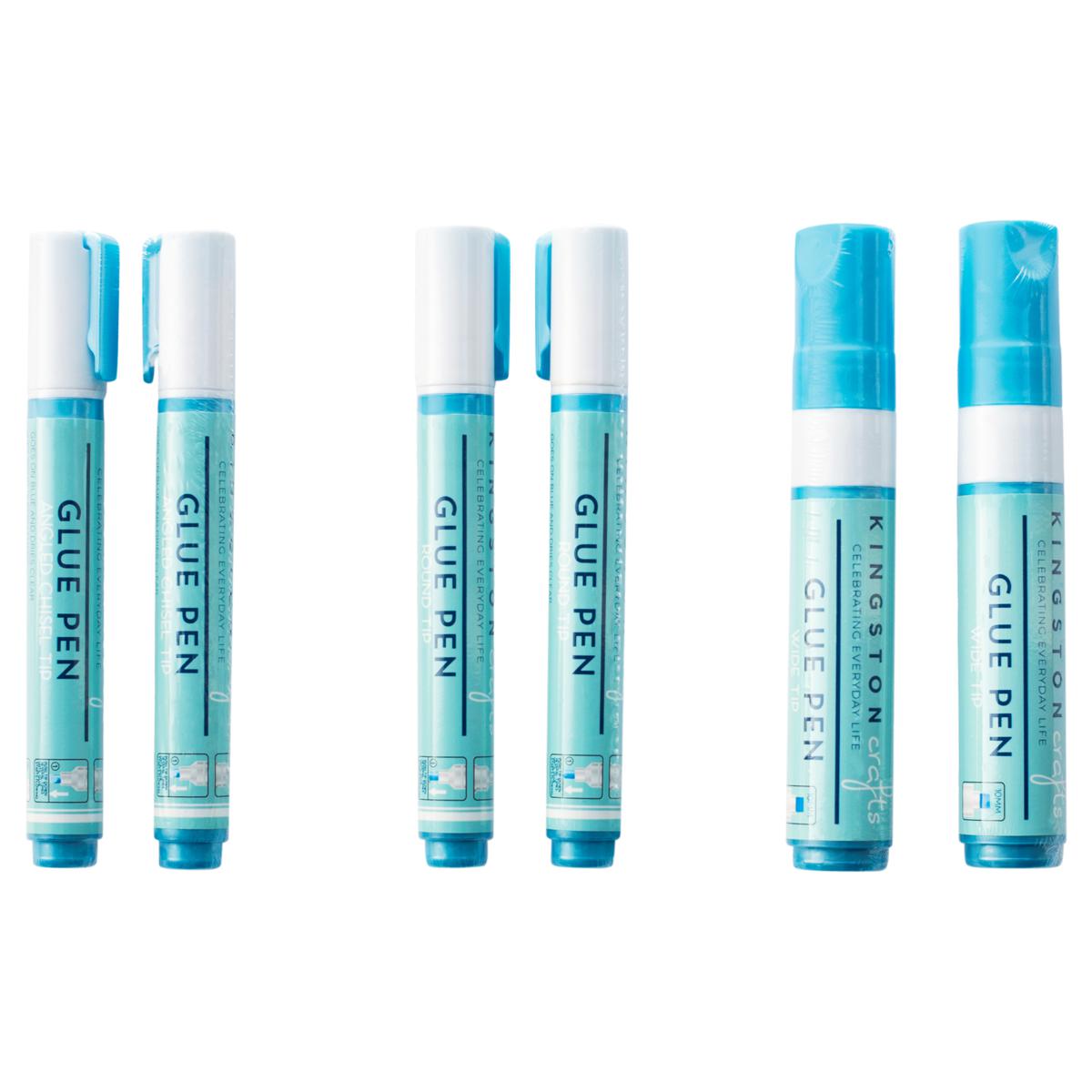 Kingston Crafts Assorted Glue Pen Set of 6 | HSN