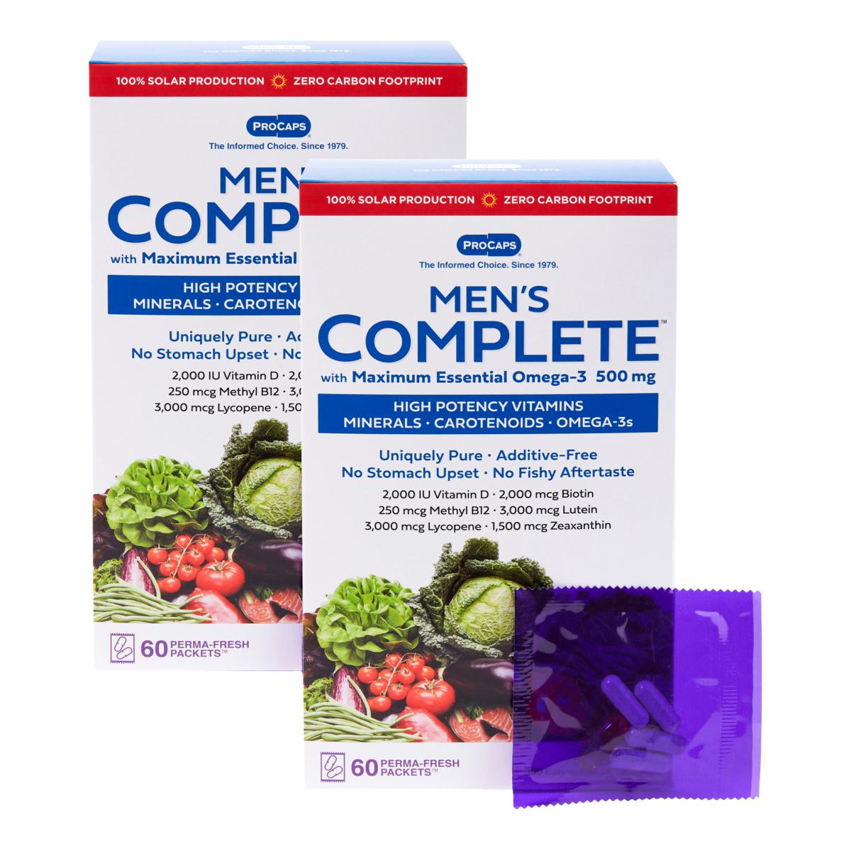 Andrew Lessman Men's Complete with Maximum Essential Omega-3 - 120 ...