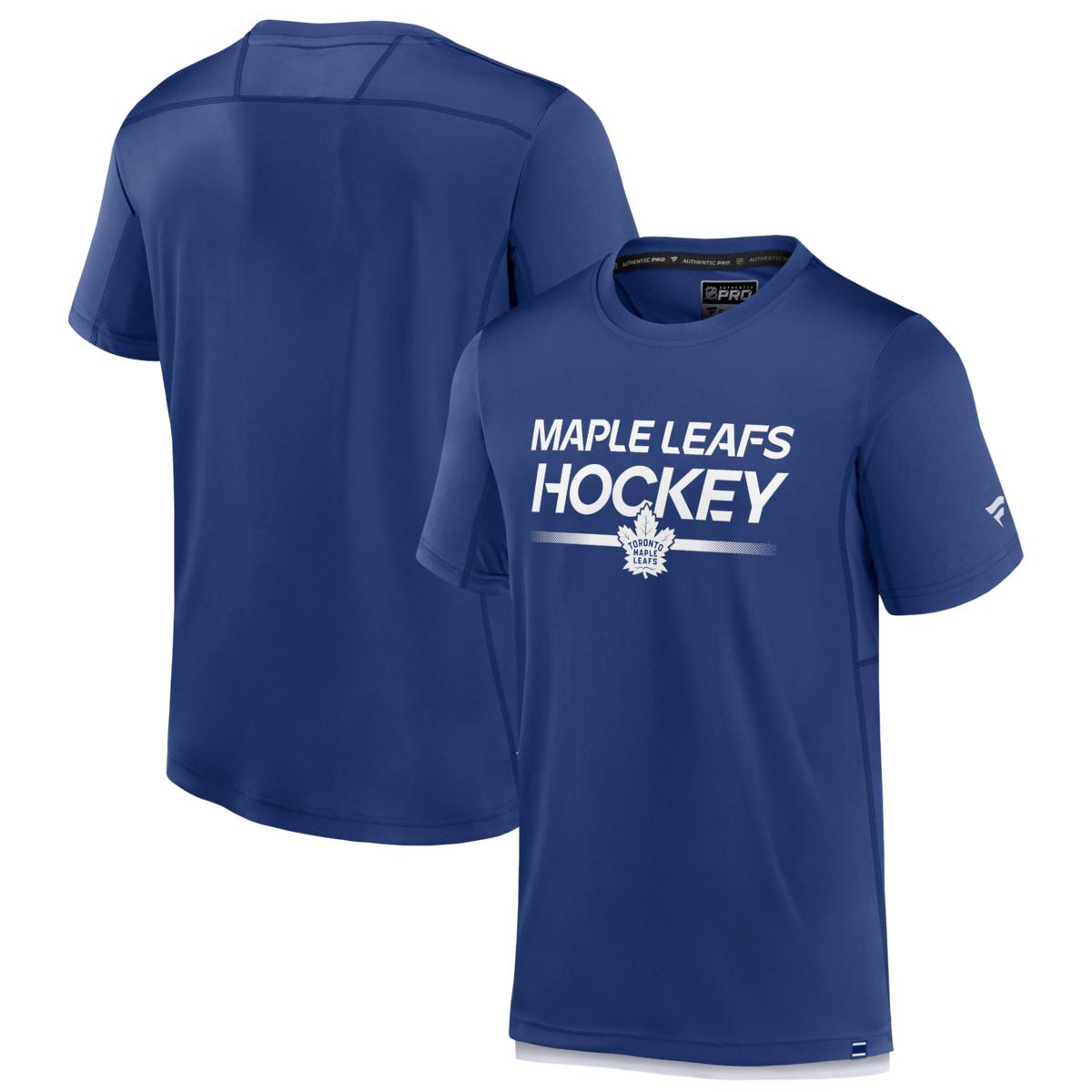 Men's Fanatics Branded Blue Toronto Maple Leafs Authentic Pro Tech T ...
