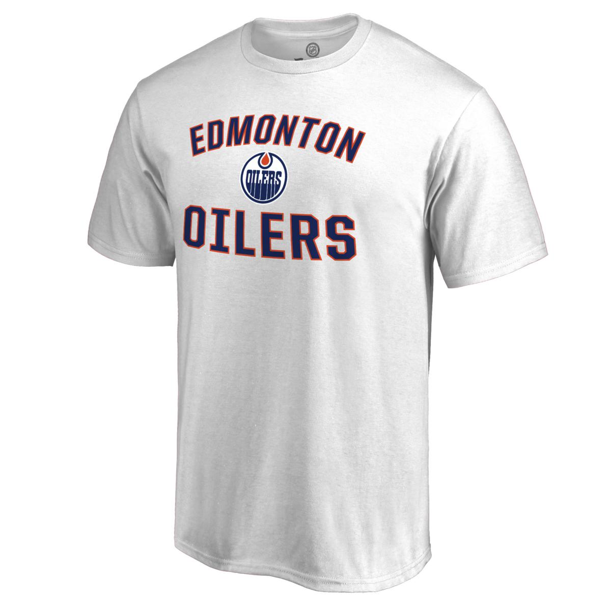 Men's White Edmonton Oilers Victory Arch T-Shirt - 22668755 | HSN