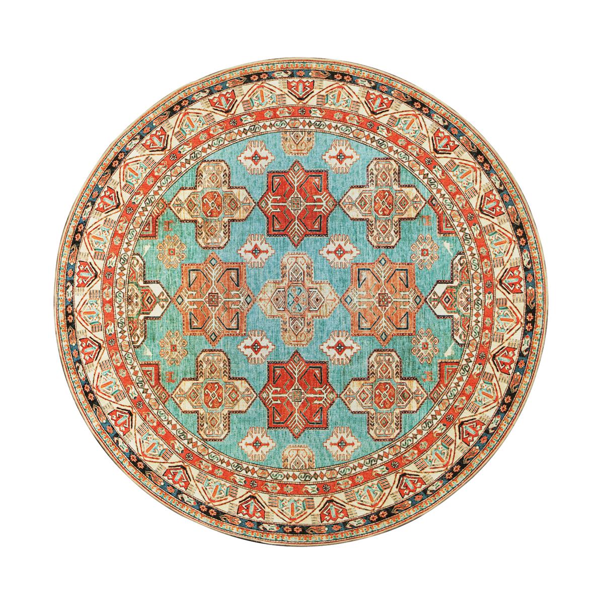 My Magic Carpet Ottoman Washable Round Area Rug 6' - 21070791 | HSN