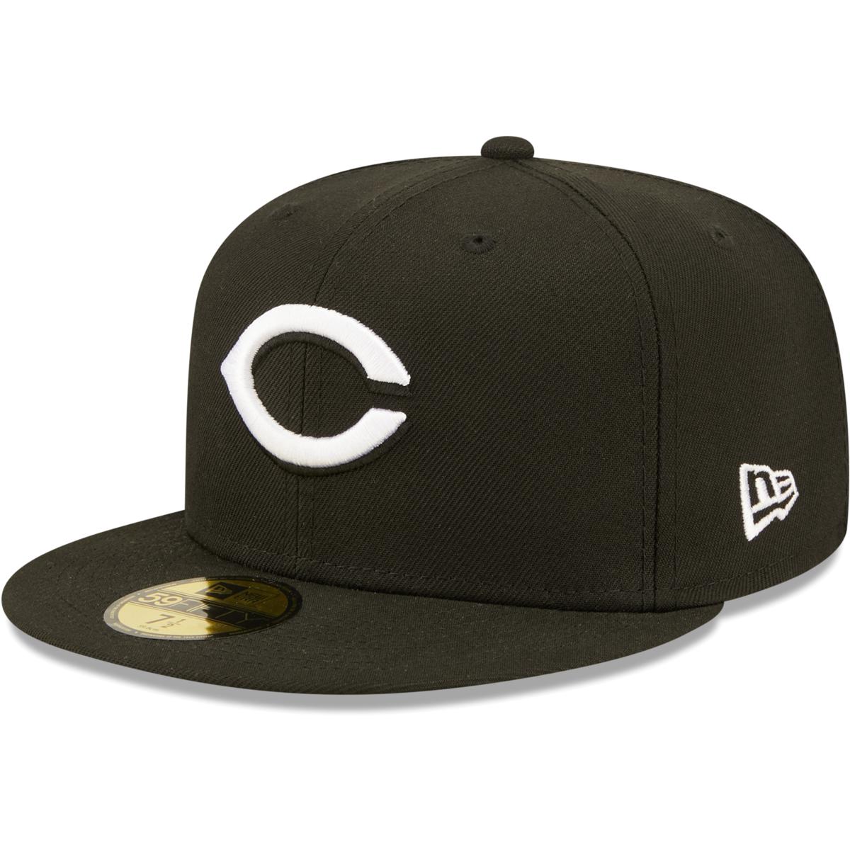 Officially Licensed Fanatics MLB Men's Reds Team Logo Fitted Hat | HSN