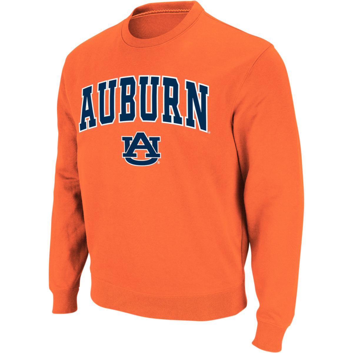 Officially Licensed Men's Auburn Tigers Arch & Logo Sweatshirt ...
