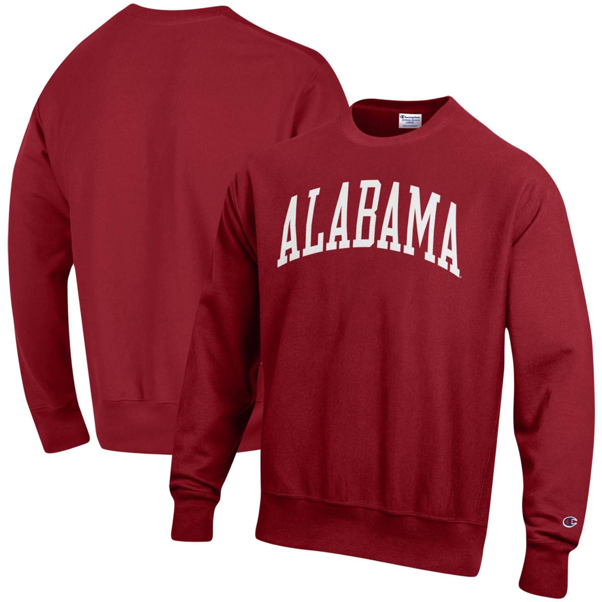 Officially Licensed NCAA Alabama Crimson Tide Crimson Pullover Hoodie ...