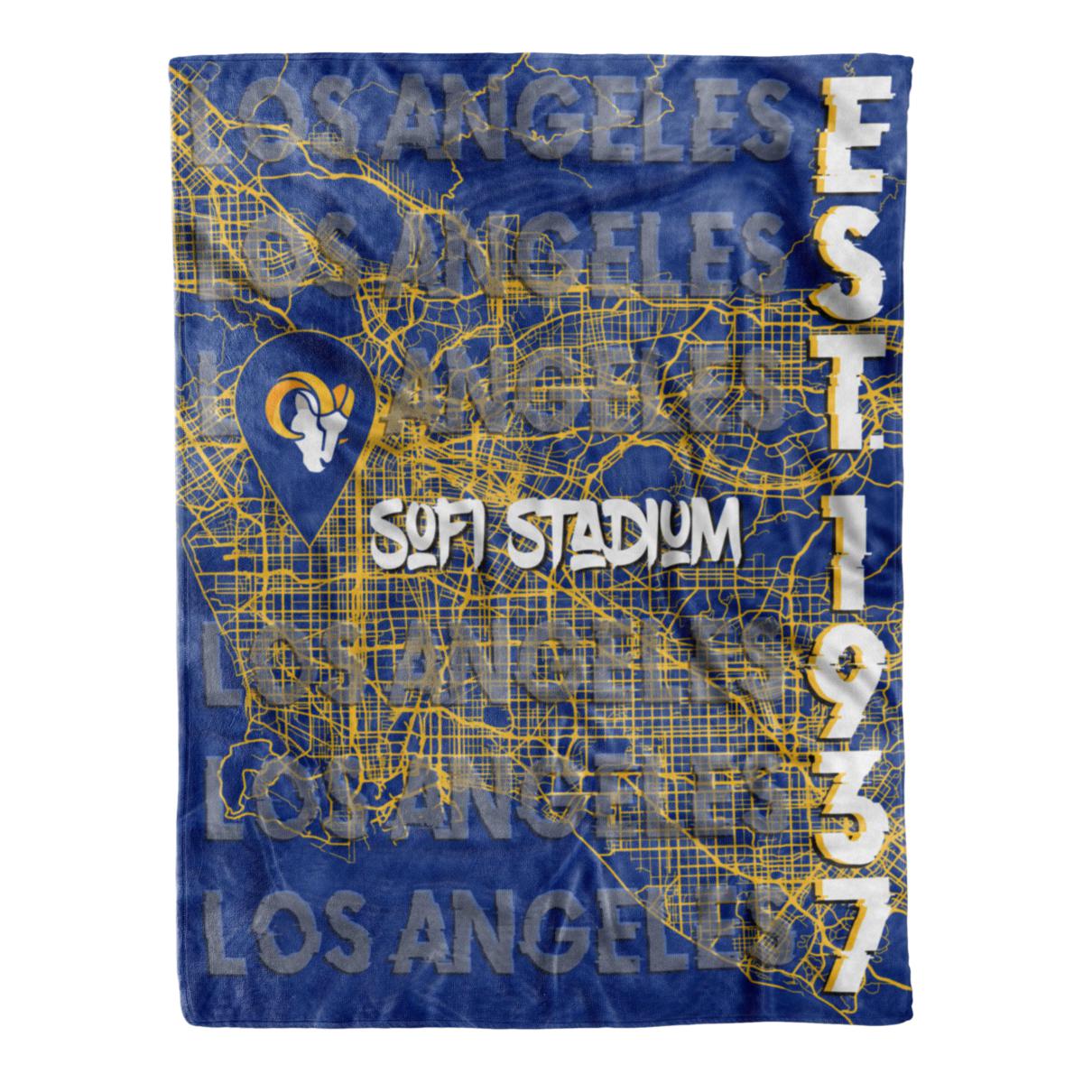 Officially Licensed NFL Logo Brands Home Team Throw - Rams | HSN
