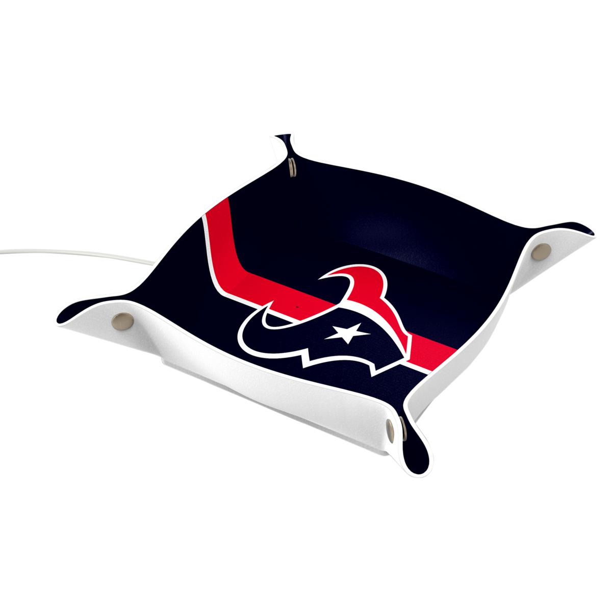 Officially Licensed NFL Wireless Charging Tray - Houston Texans ...