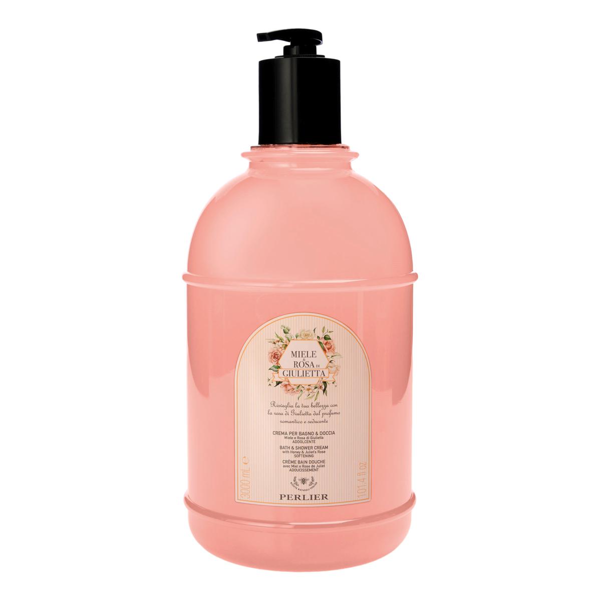 Perlier 3-Liter Miele & Rosa di Giulietta Bath and Shower Cream ...