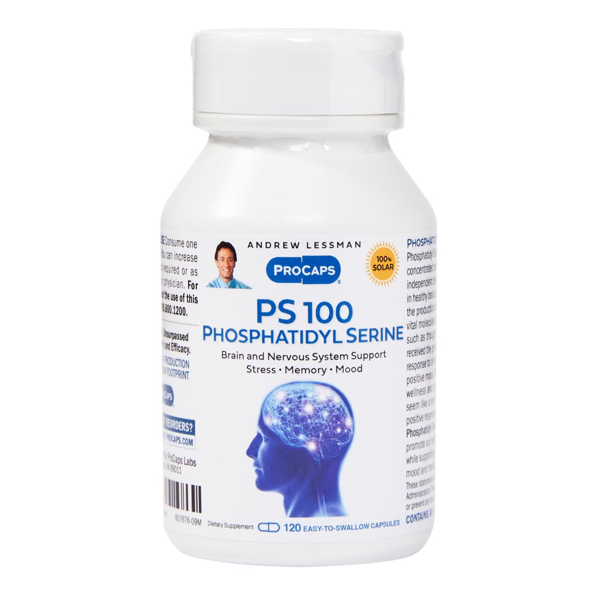 PS 100 Phosphatidyl Serine - 120 Capsules - 8385349 | HSN
