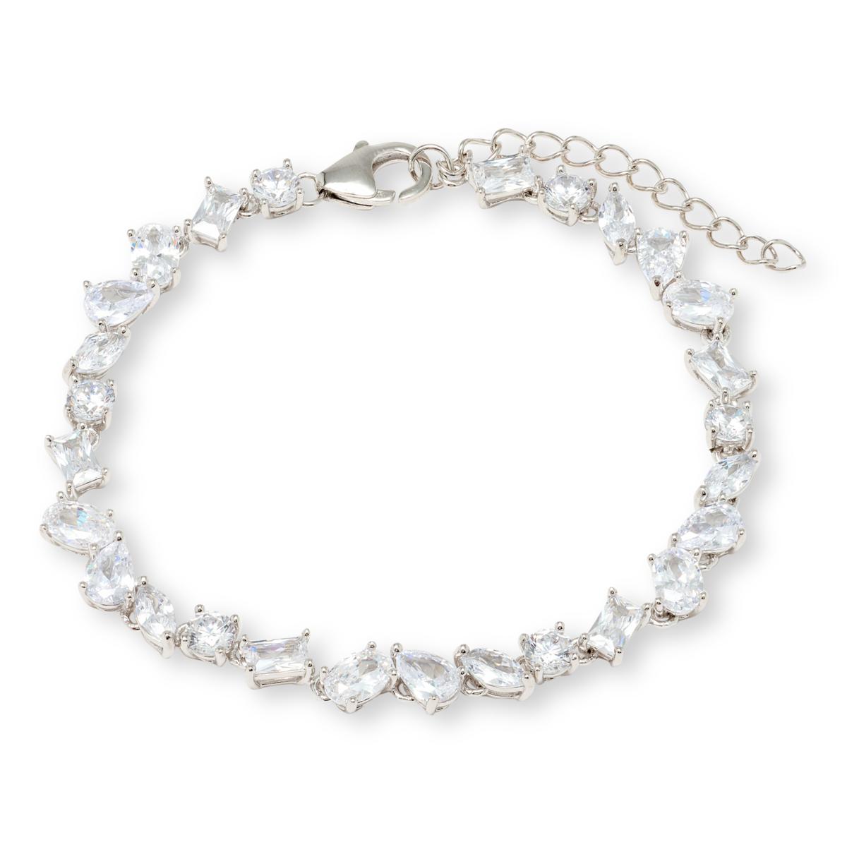 Radiance by Absolute™ 14.63ctw Multishaped Stone Line Bracelet | HSN