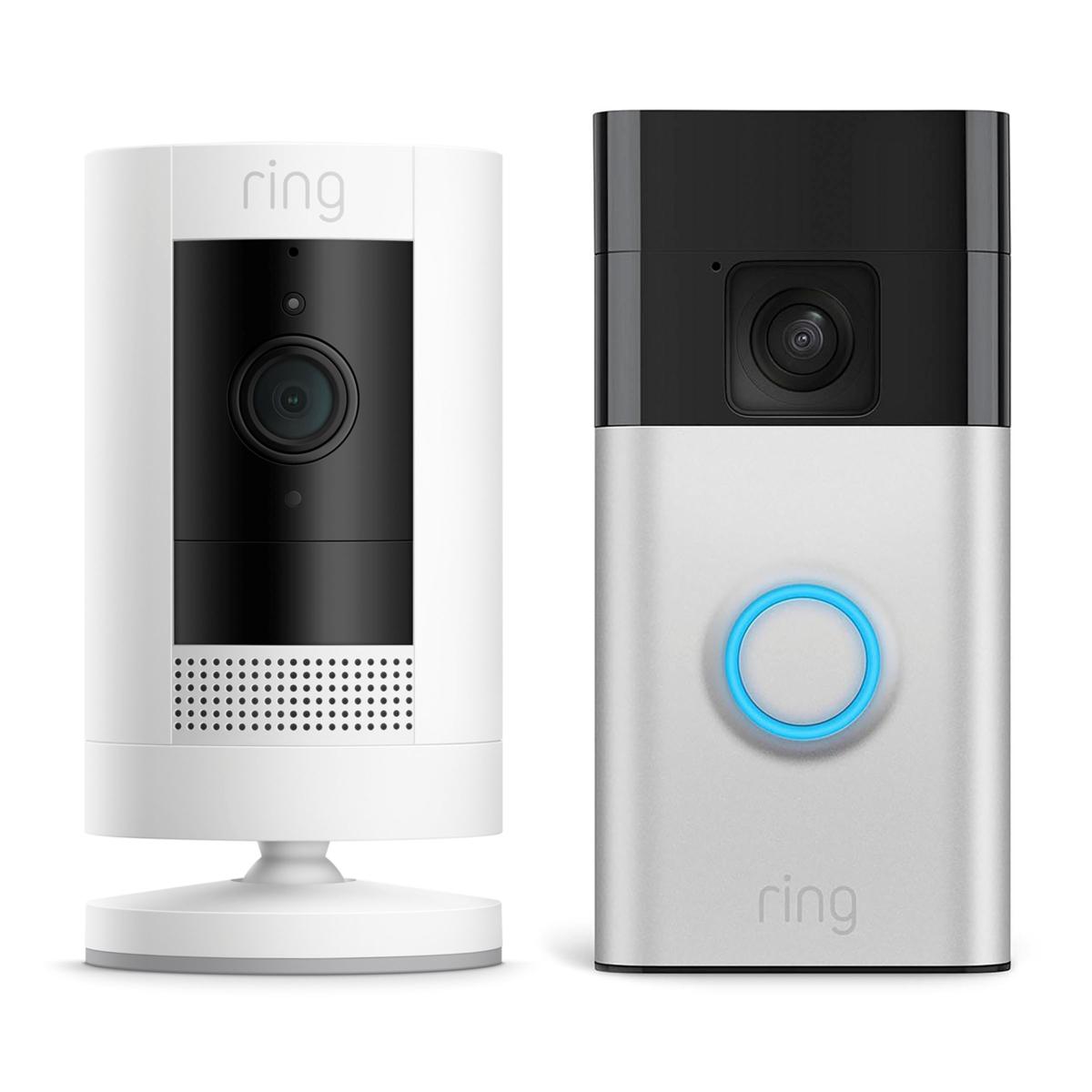 Ring Battery Doorbell & Outdoor Camera Bundle | HSN