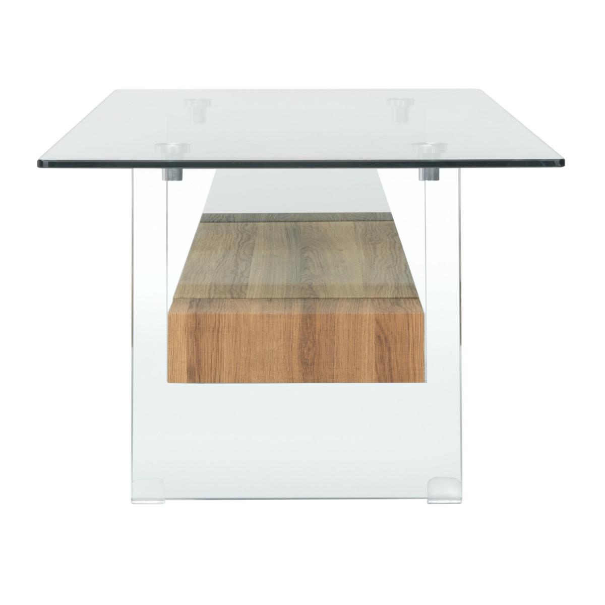 Safavieh Kayley Modern Rectangular Glass Coffee Table 8608065 HSN