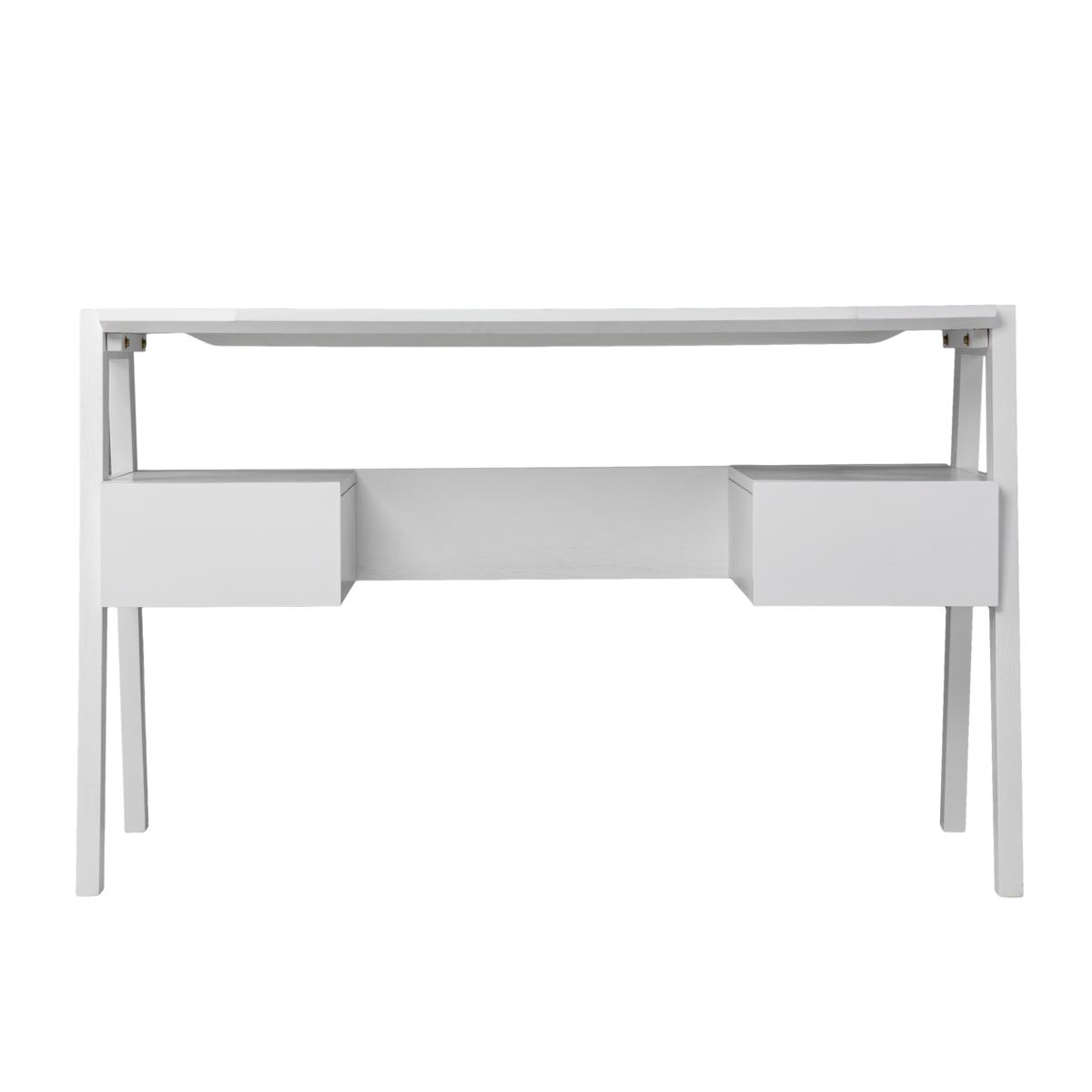 Southern Enterprises Lawrenny Midcentury Modern Writing Desk with Storage