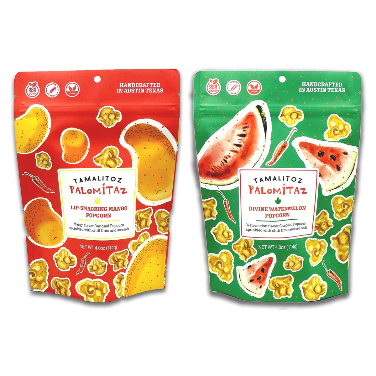 Tamalitoz by Sugarox Palomitaz Popcorn Watermelon & Mango 4pk Combo ...