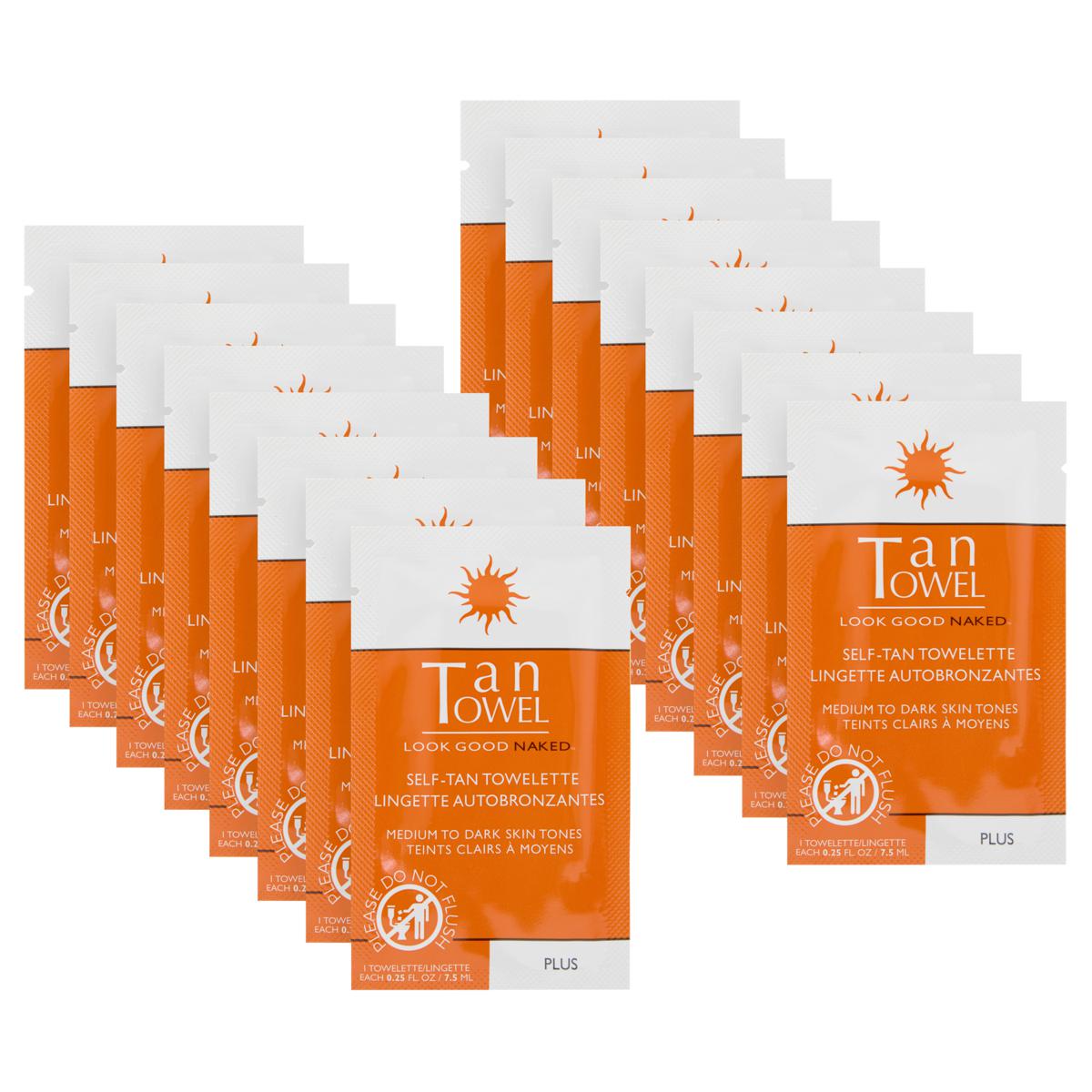 TanTowel 16-pack Half Body Tan Kit - Plus | HSN